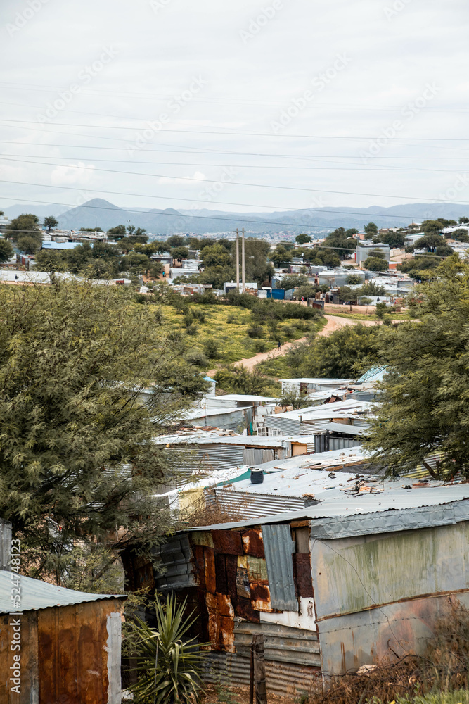 tin house slums in namibia africa Stock Photo | Adobe Stock