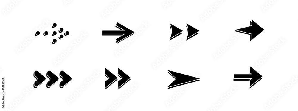 Arrow icon. Arrow Collections for web design, interface and more. Black ...