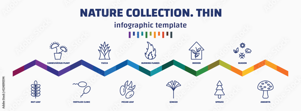 infographic template with icons and 11 options or steps. infographic ...