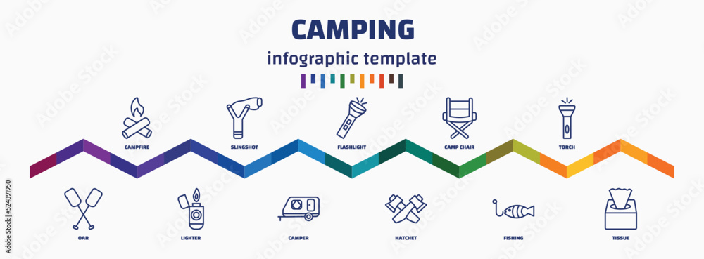 infographic template with icons and 11 options or steps. infographic ...