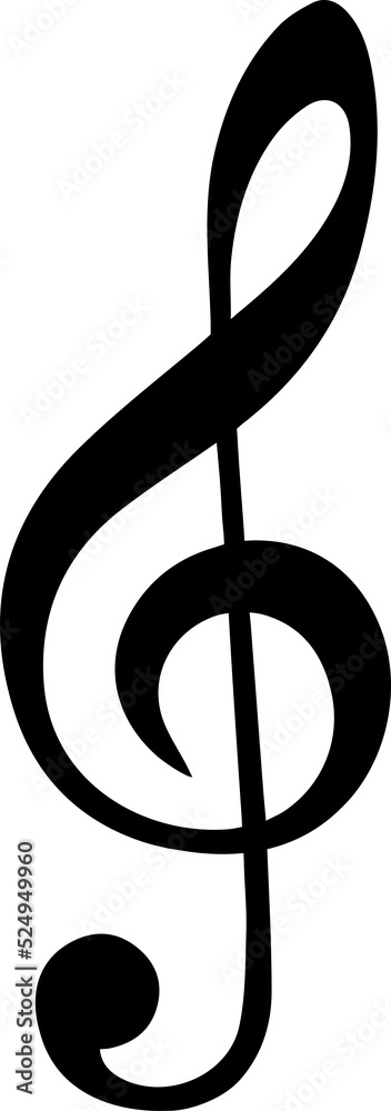 Sol Anahtarı Sol Key Icon Png Stock Illustration | Adobe Stock