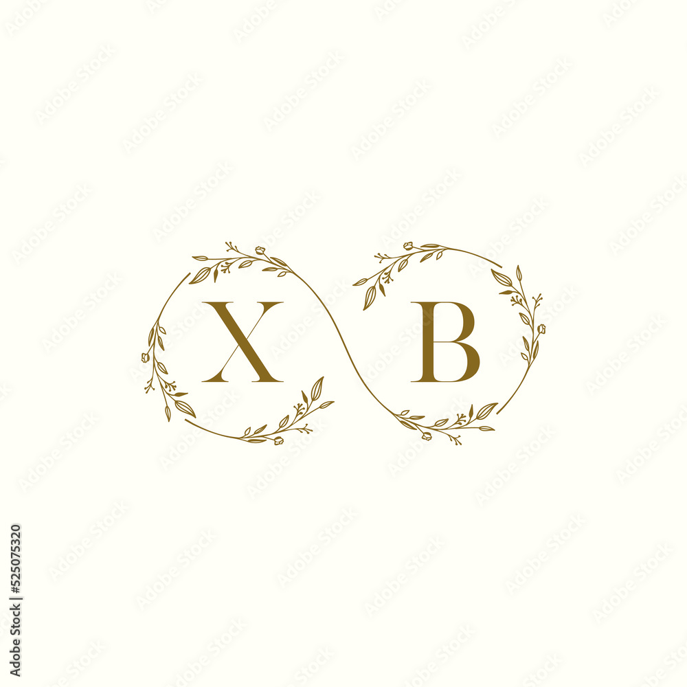 XB infinity wedding logo initial logo design which is good for branding ...