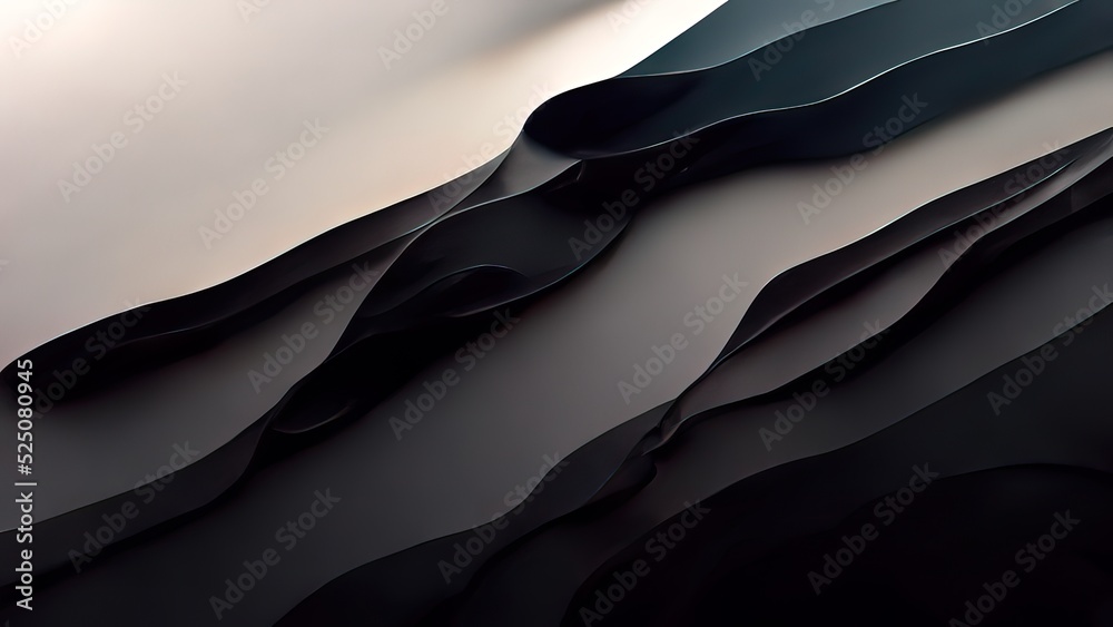 Black and white 4k textured wallpaper. Clean modern, 3d render style ...