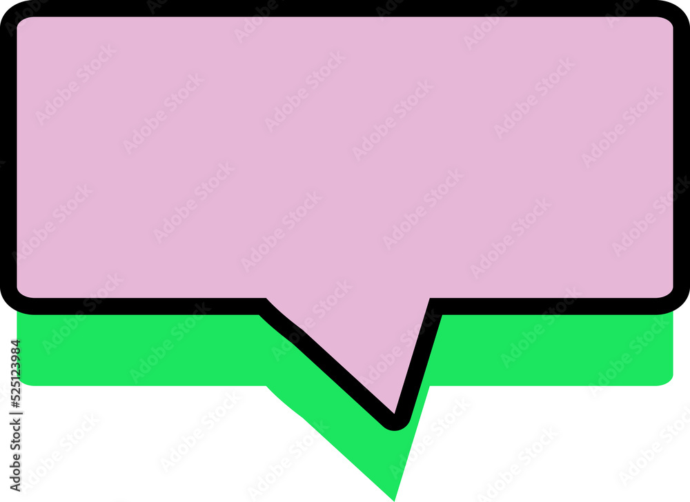 colorful cloud speech bubbles, conversation box, chat box, frame talk ...