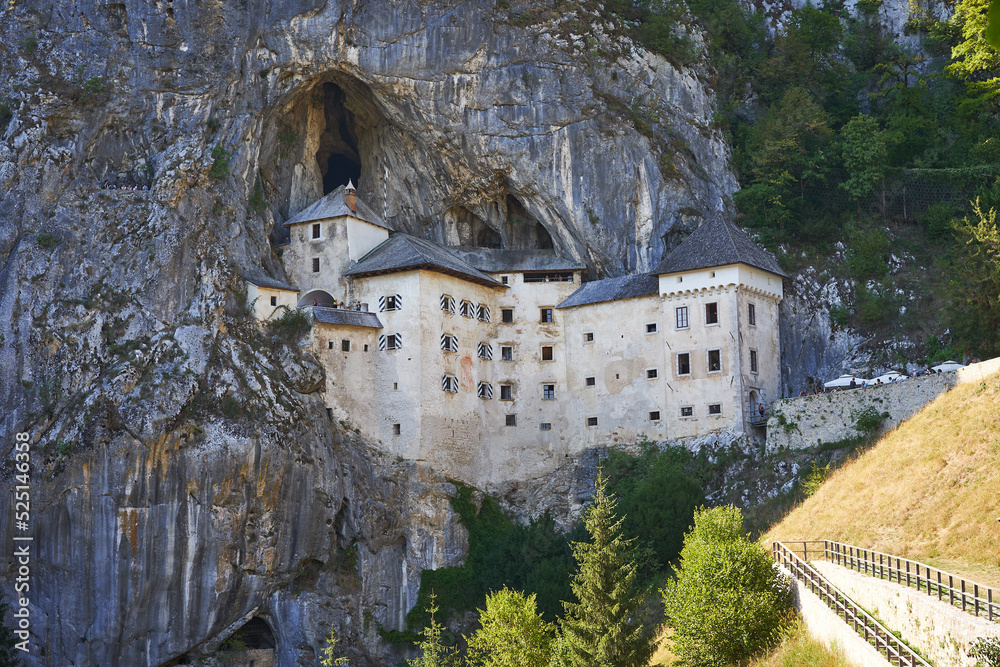 Predjama Castle, also known as Predjamski Grad, is a Renaissance castle ...