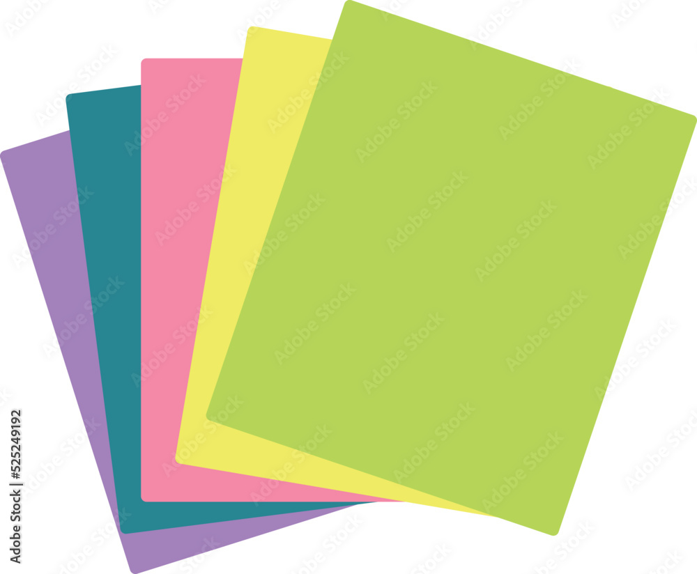 Paper Vector . color paper image or clip art. Stock Vector | Adobe Stock