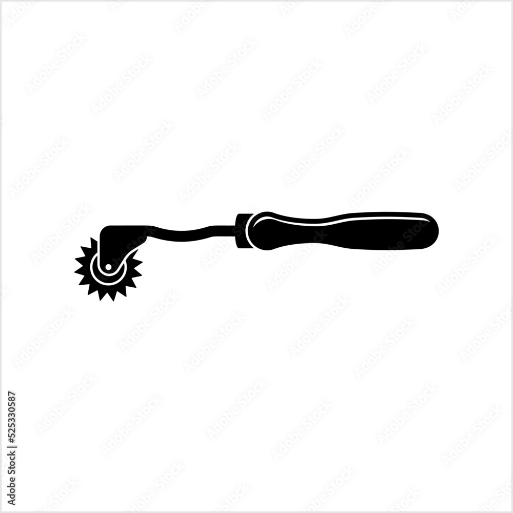 Tracing Wheel Icon, Pattern, Pounce, Dart Wheel Icon, Instrument With ...