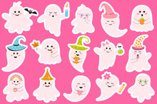 Pink Halloween Ghost Free Stock Photo - Public Domain Pictures