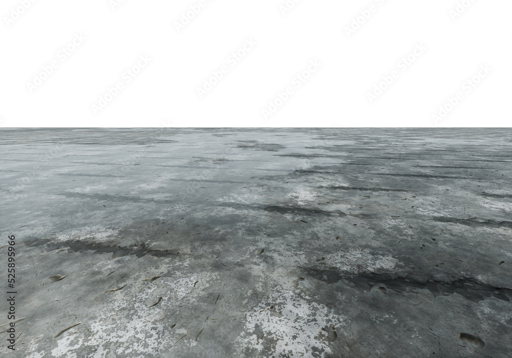 Concrete Foreground Floor with Perspective, Transparent Background PNG ...