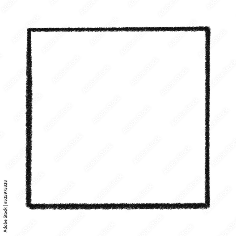 Black square frame element with line border png. Stock Illustration | Adobe Stock