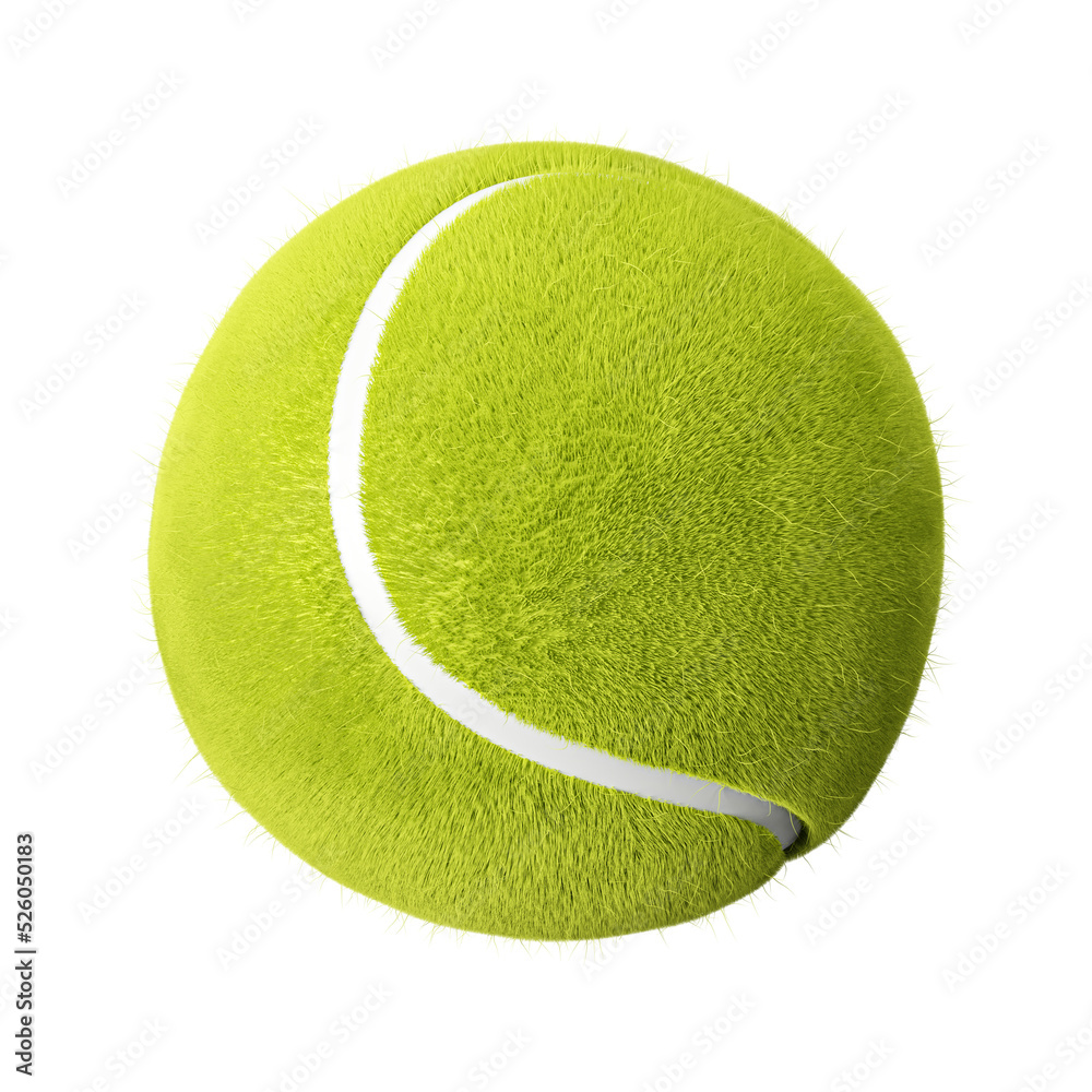 Tennis ball . PNG file . 3D rendering . Stock Illustration | Adobe Stock