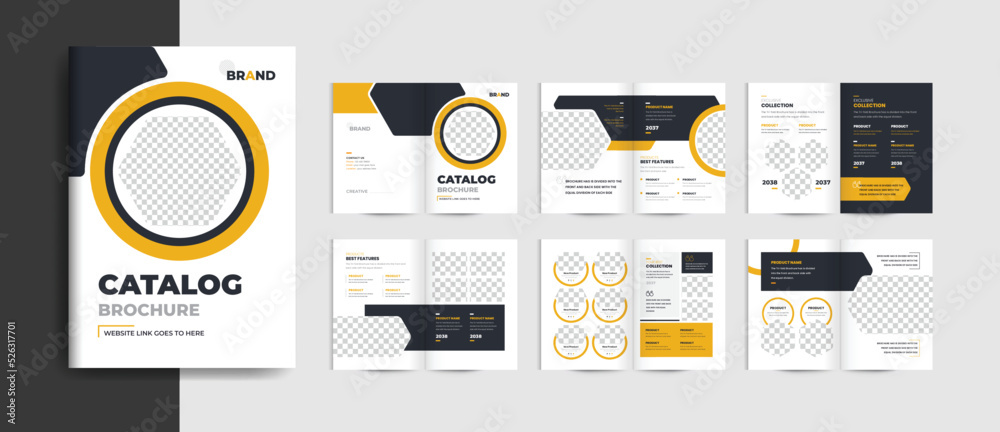 Product catalog design template for your business professional company ...