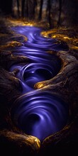 Magic Forest Blue River Free Stock Photo - Public Domain Pictures