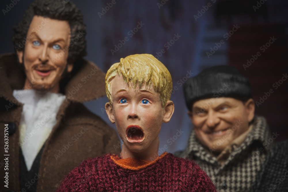 Stock-Foto „NEW YORK USA- AUG 27 2022: recreation of a scene from the ...