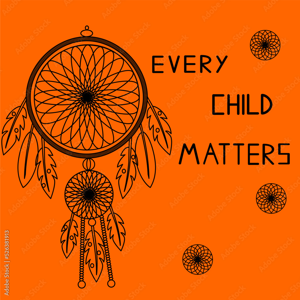 Image vectorielle Stock Every Child Matters Design Poster Lettering for ...