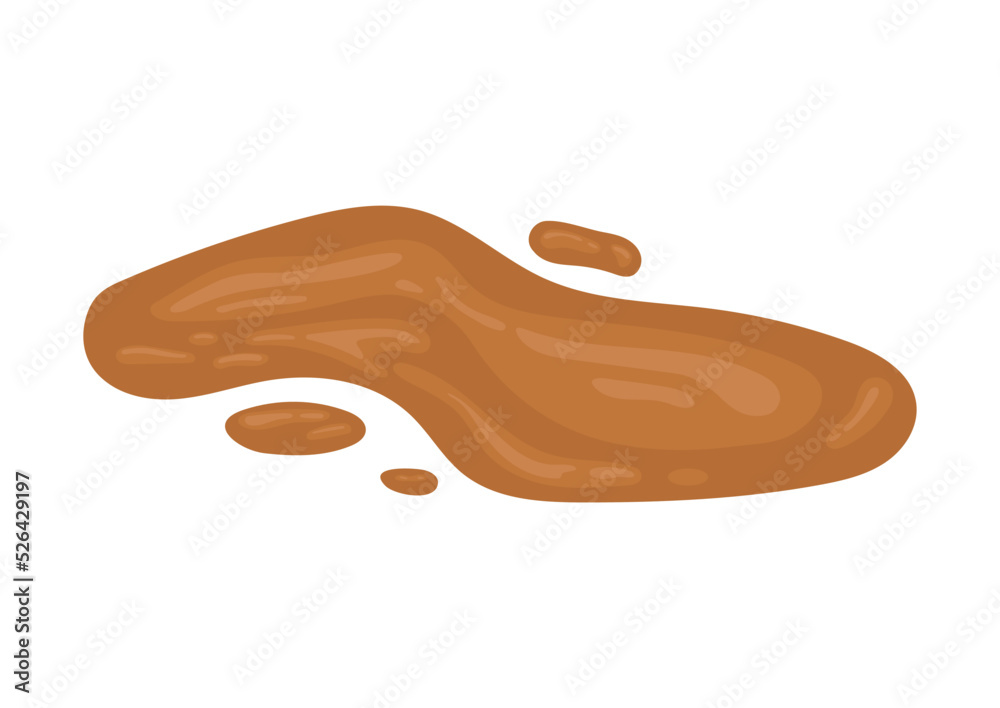 Image vectorielle Stock Poop excrement for bristol scale chart watery ...