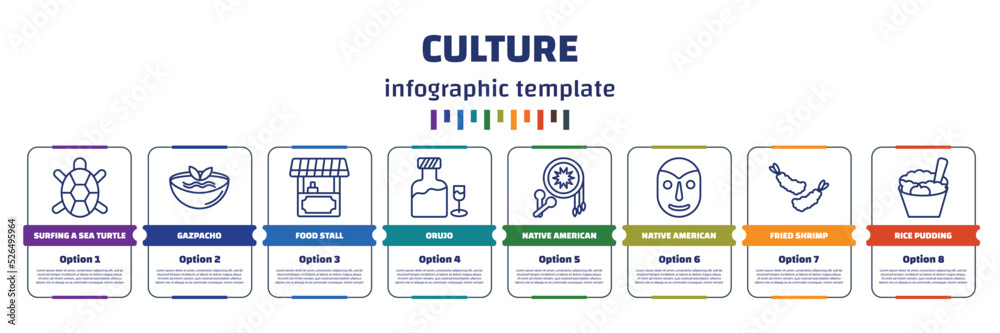 infographic template with icons and 8 options or steps. infographic for ...