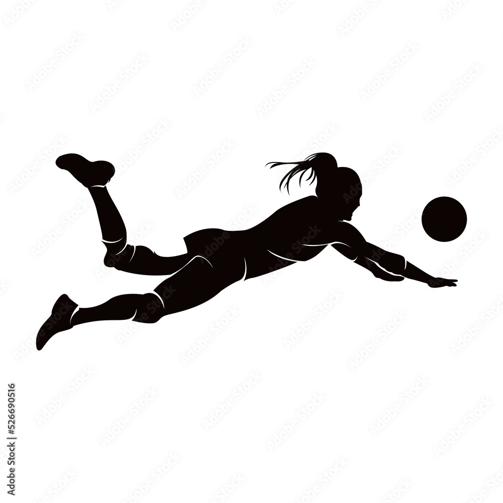 volleyball player vector