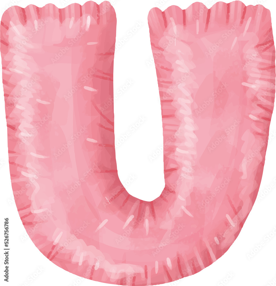 Letters of the English alphabet balloons for congratulations. Festive ...