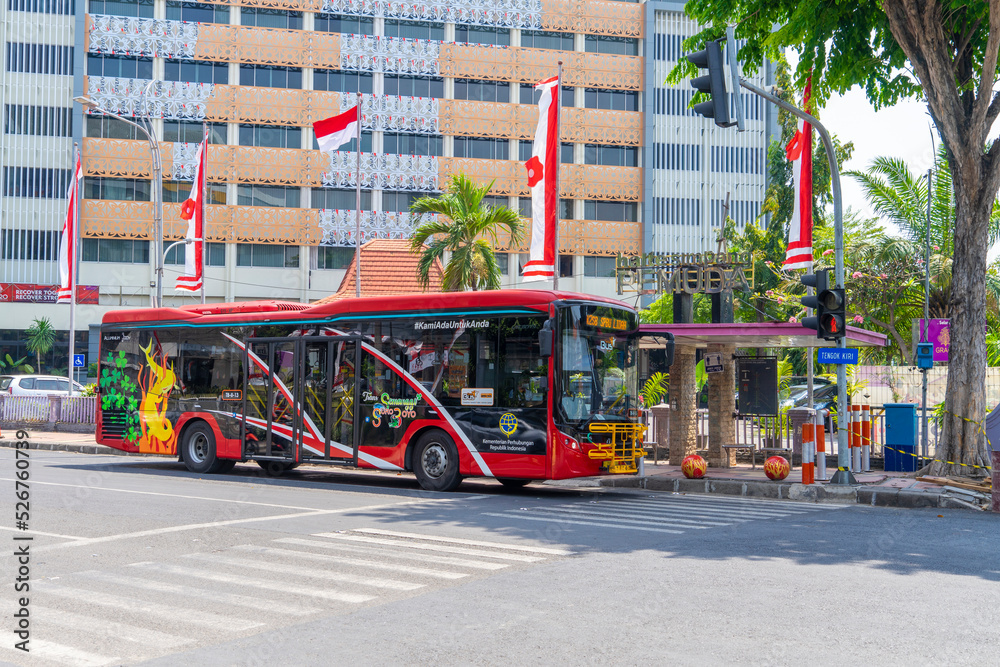 New Public transport Trans Semanggi Suroboyo with a route connecting ...