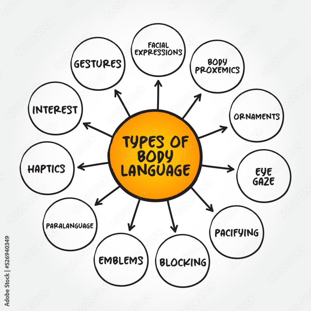 Types of Body language - range of nonverbal signals that you can use to ...