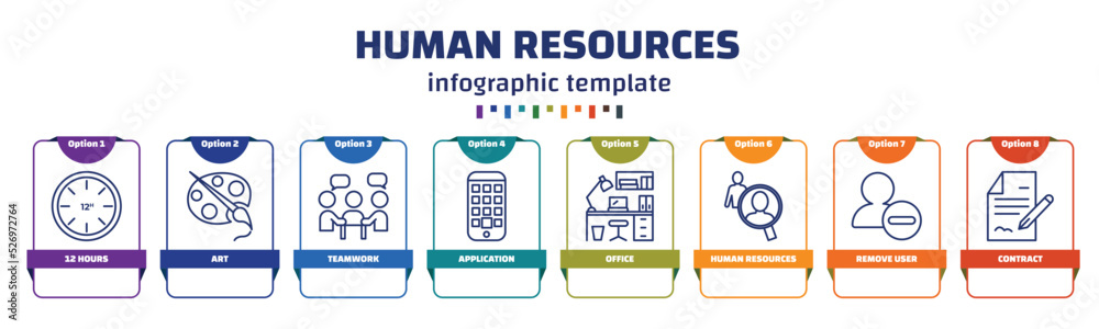 infographic template with icons and 8 options or steps. infographic for ...