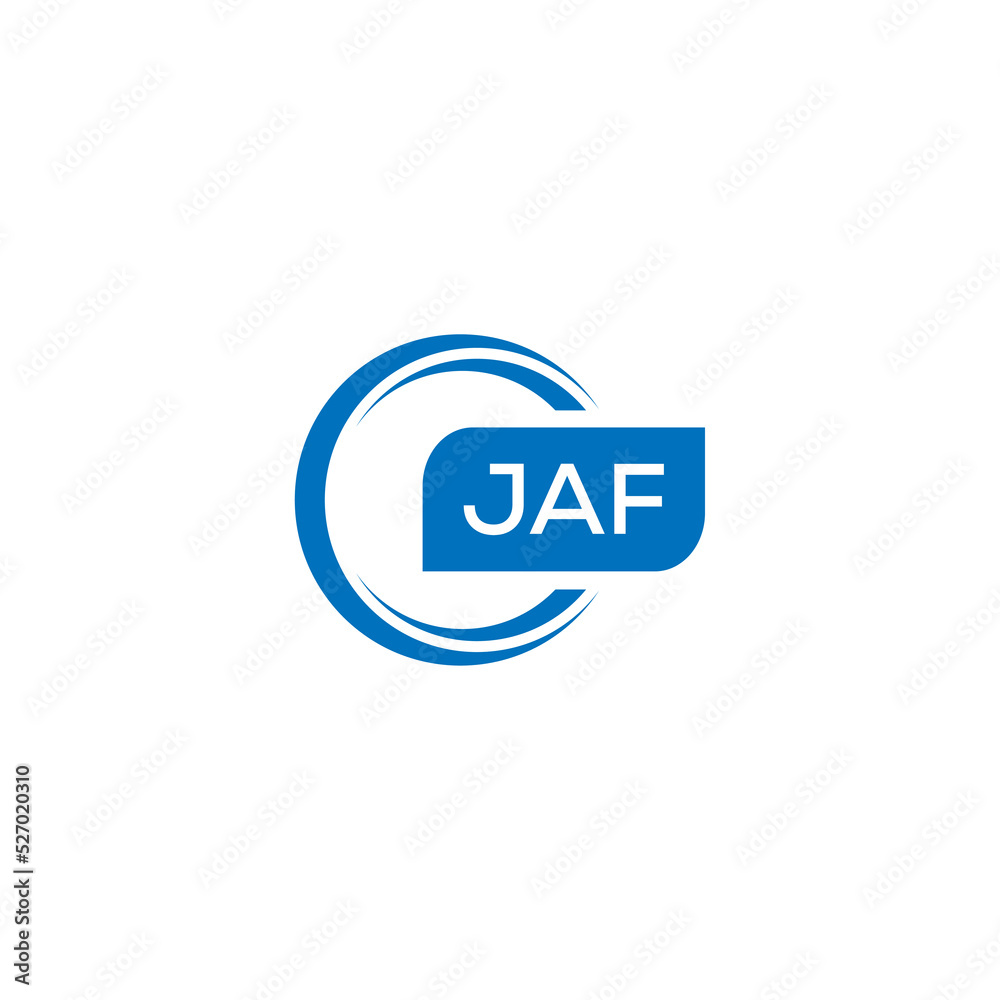 Vector de Stock JAF letter design for logo and icon.JAF typography for ...