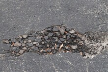 Curved Crumbling Asphalt Free Stock Photo - Public Domain Pictures