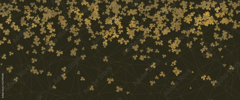 Vector de Stock Abstract seamless autumn leaves pattern in various ...