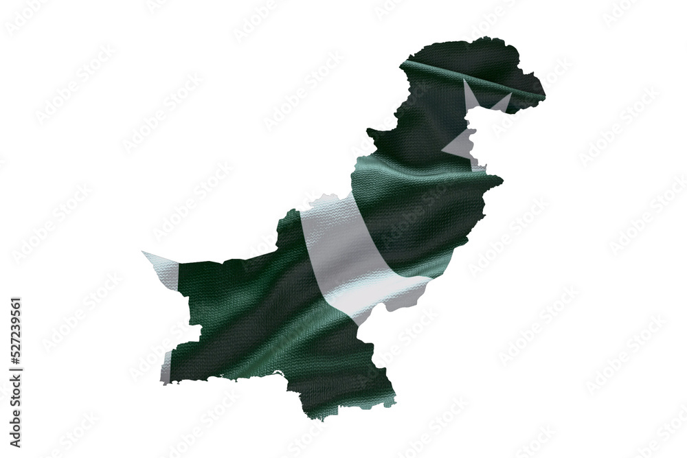 Pakistan map outline icon. PNG alpha channel. Country with national ...