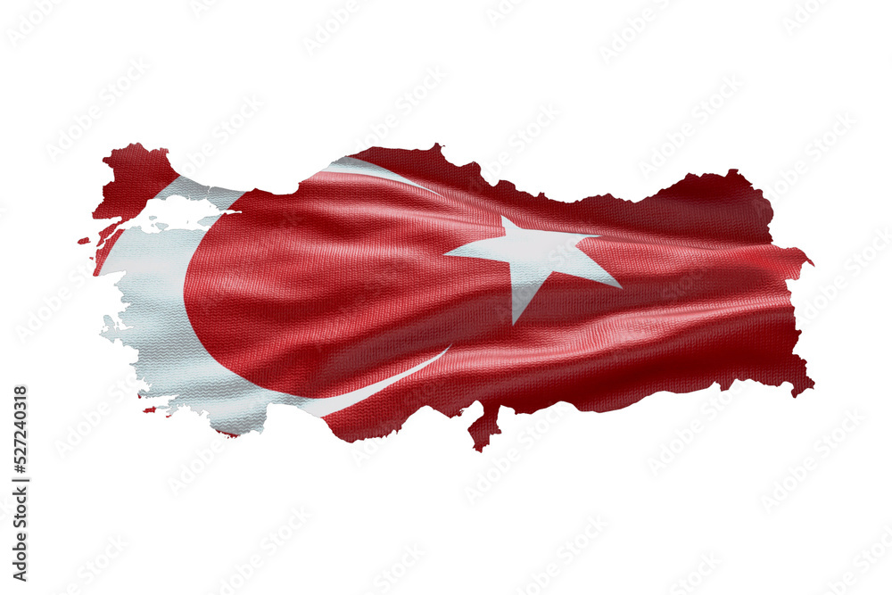 Turkey map outline icon. PNG alpha channel. Country with national flag ...