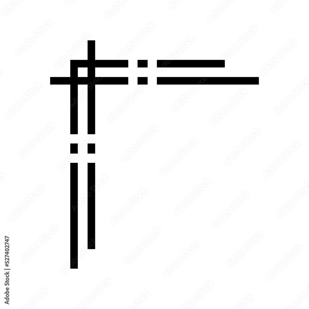 line border corner edge Stock Vector | Adobe Stock