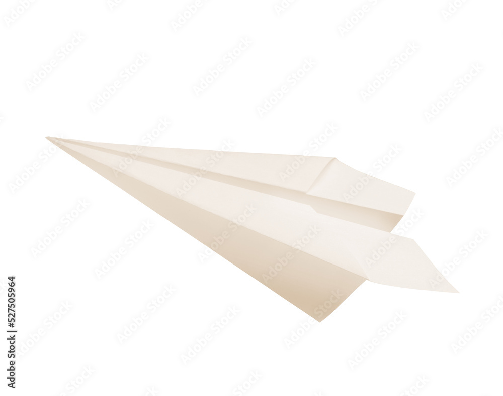 paper plane isolated Stock Photo | Adobe Stock