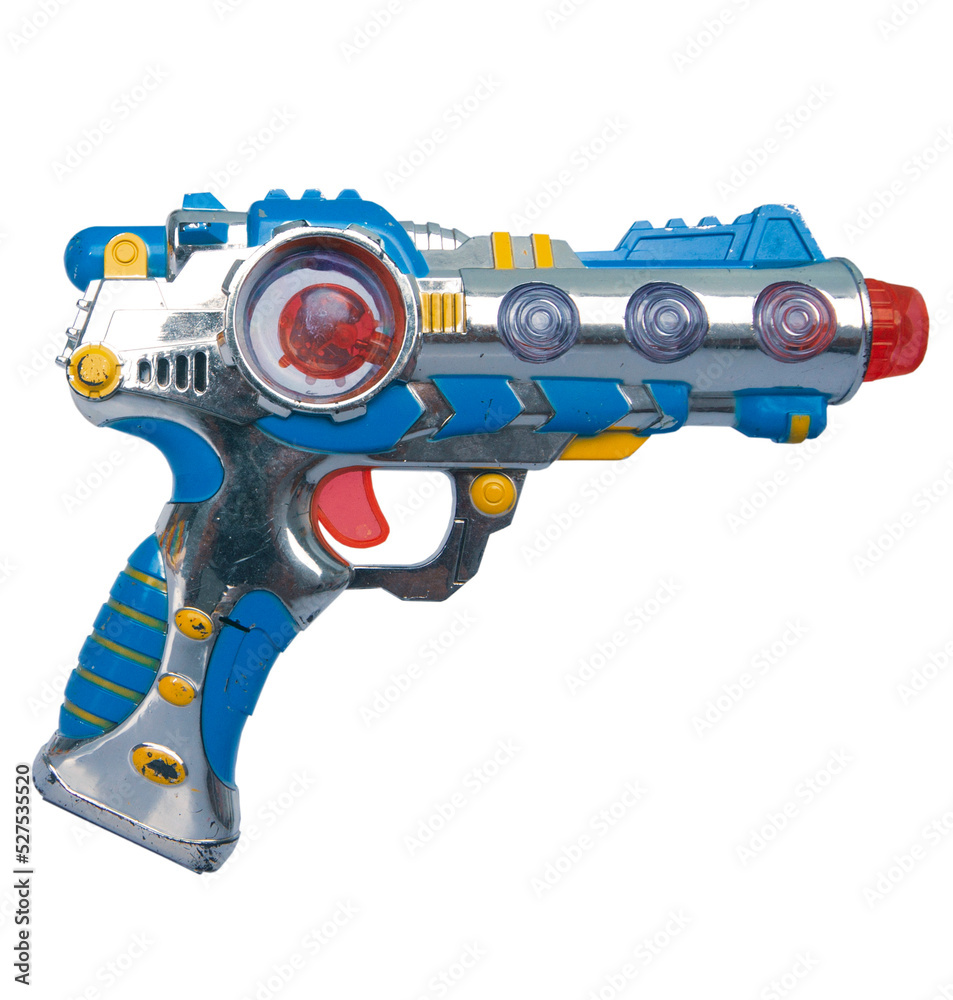 retro plastic ray gun toy png Stock Photo | Adobe Stock