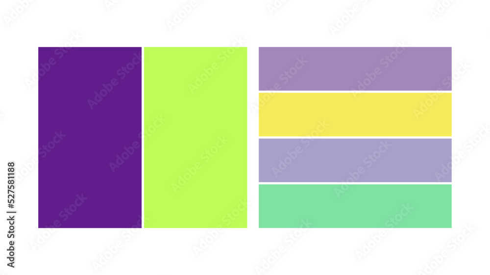primary and secondary color palette Stock Vector | Adobe Stock