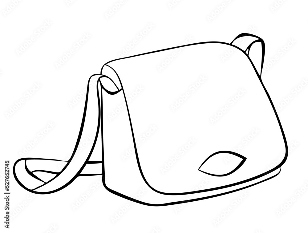 coloring pages bag