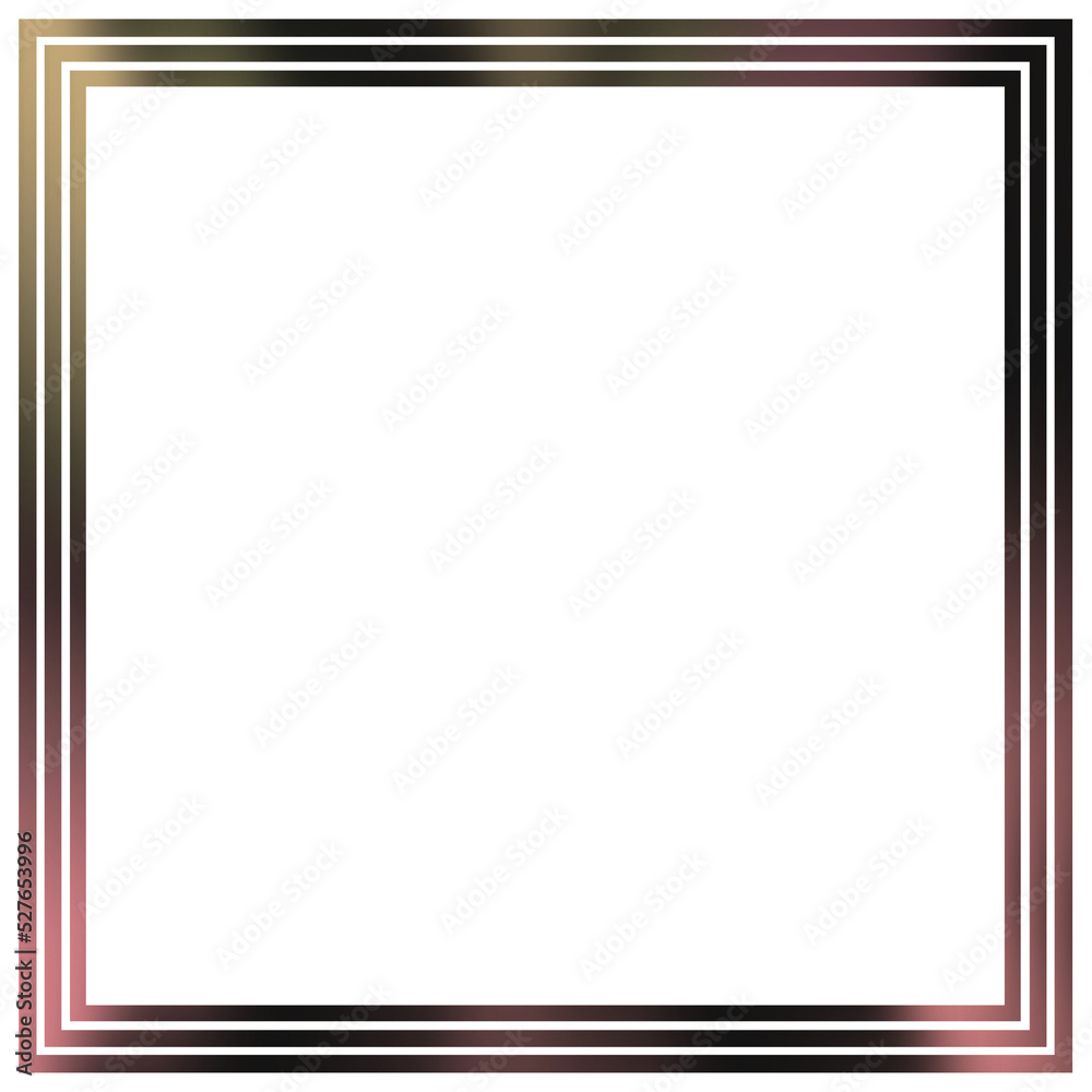 Square line border frame Stock Illustration | Adobe Stock