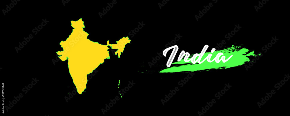 india outer boundary map, india map , india projected map, Country ...