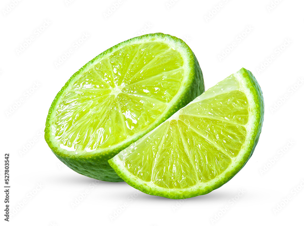 Slice of lime isolated on transparent png Stock Photo | Adobe Stock