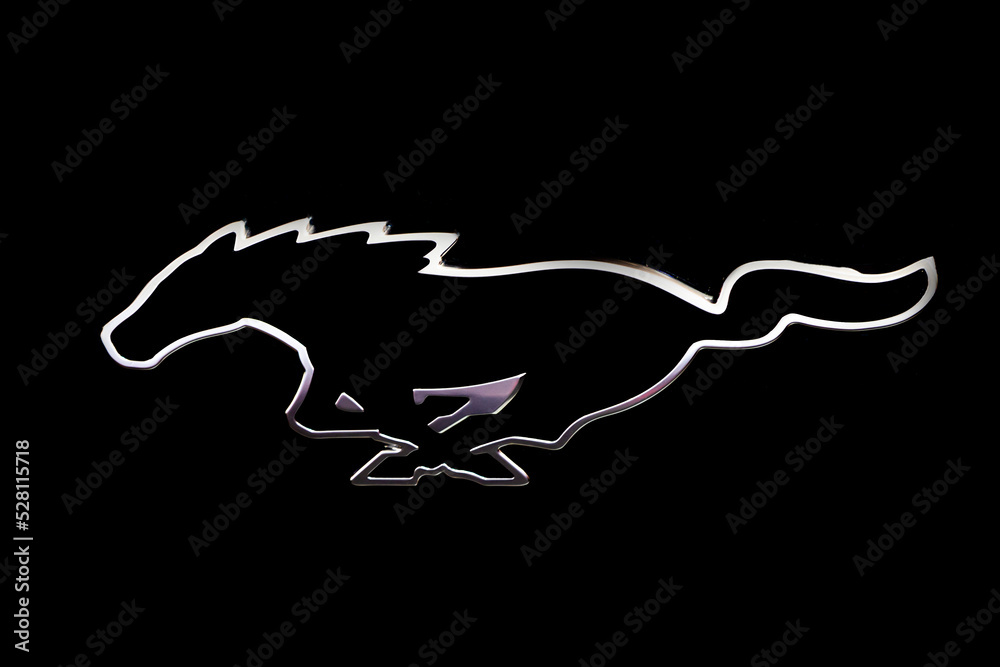 Mustang logo emblem sign Stock Photo | Adobe Stock