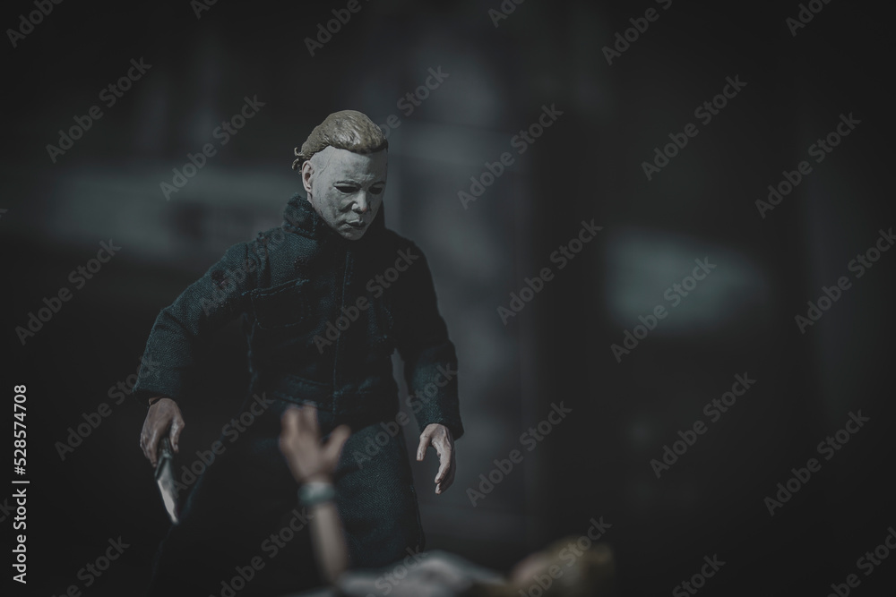 NEW YORK USA, SEPT 5 2022: Halloween film franchise slasher Michael ...