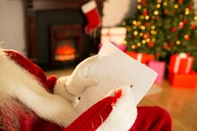 Santa Checking His List Free Stock Photo - Public Domain Pictures