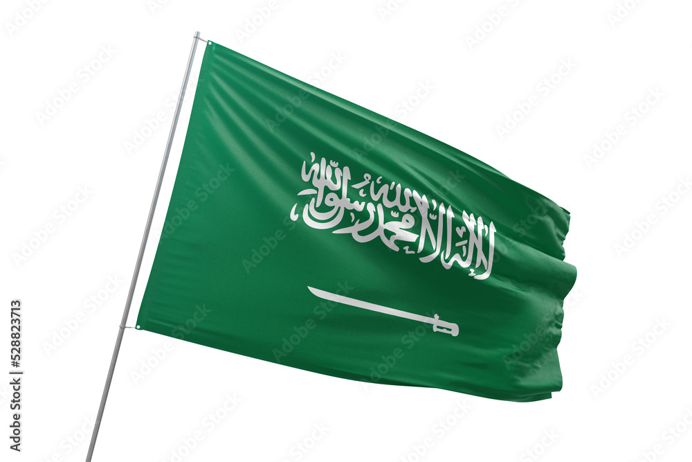Transparent flag of saudi arabia Stock Illustration | Adobe Stock