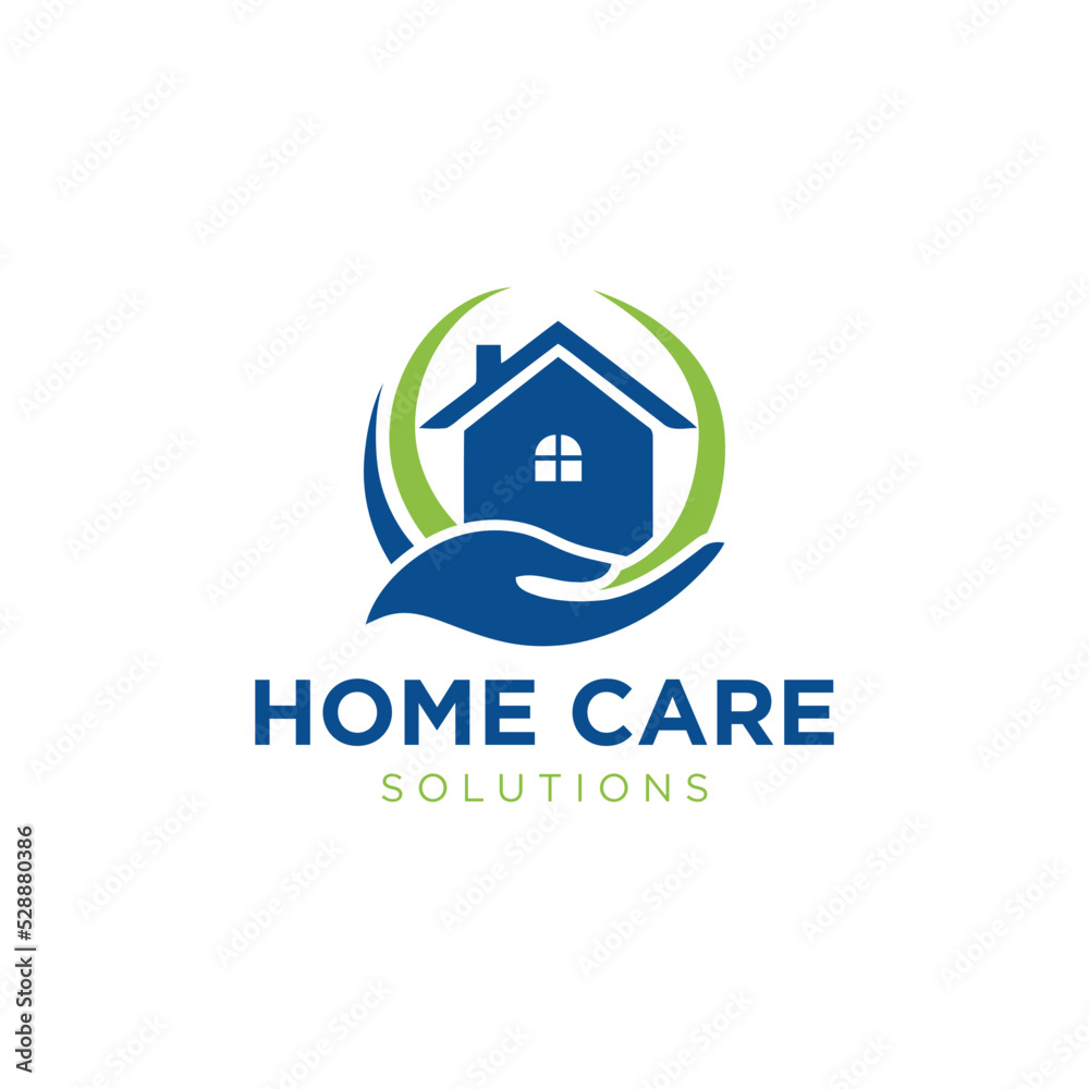 Home Care Solution Symbol vector Template Design. Stock Vector | Adobe ...