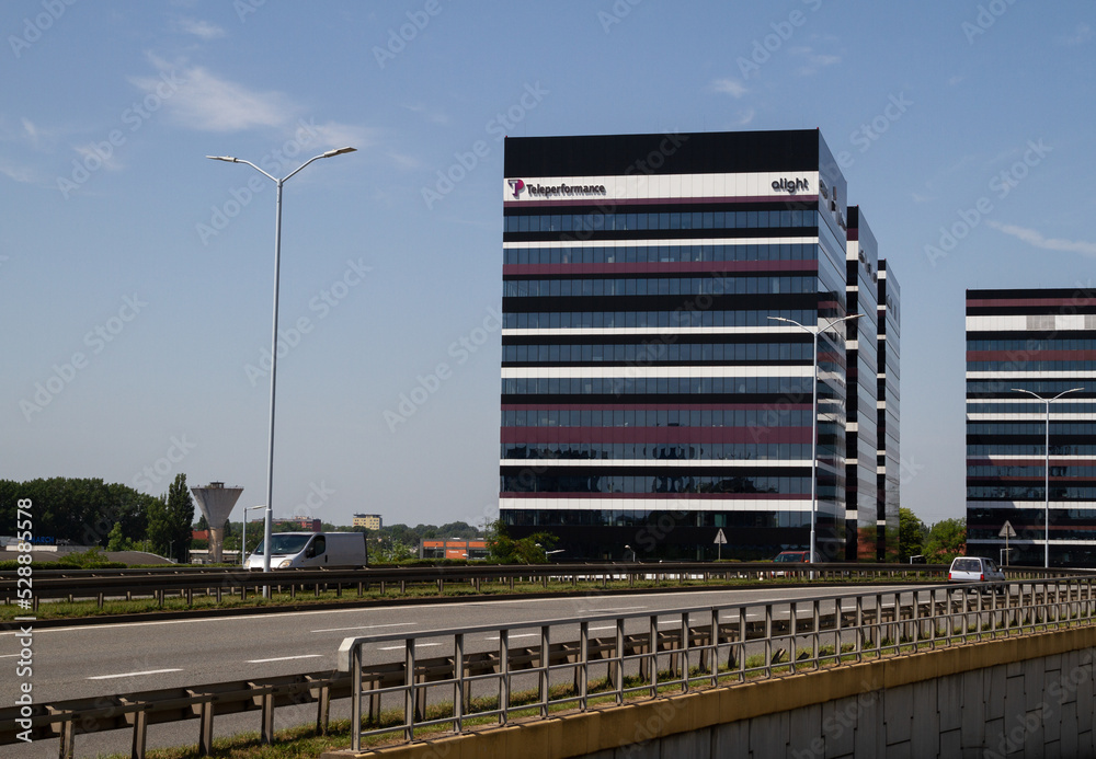 Silesia Business Park. Office buildings complex at Chorzowska street on ...