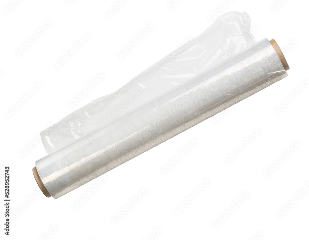 Wrapping plastic stretch film Stock Photo | Adobe Stock