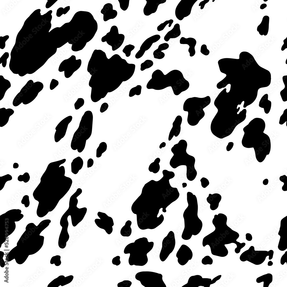 Animal background. Cow Hide, Holstein cattle texture. Mammals Fur ...