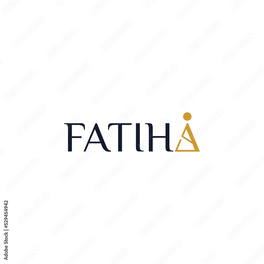 Simple Letter A and Fa Arabic Arabic Font Logo. Letter F Arabic ...