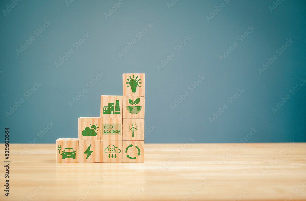 Stock-Foto „Revolving concept Natural energy,environment,recycling ...