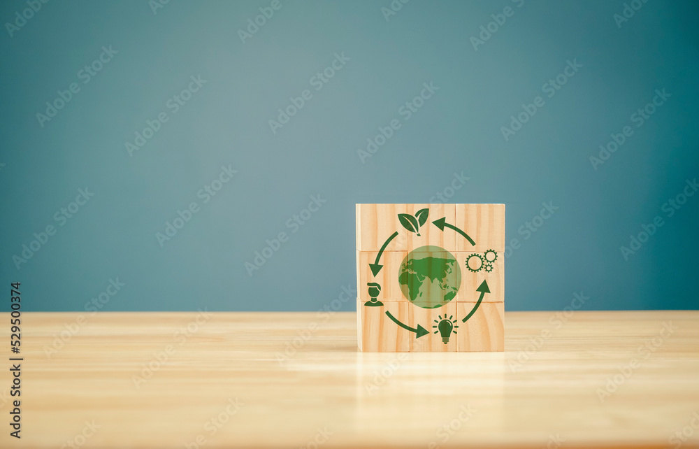 Revolving concept Natural energy,environment,recycling,production,clean ...